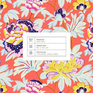 Radiant Petals, Luxury Floral Print Designs! - Etsy