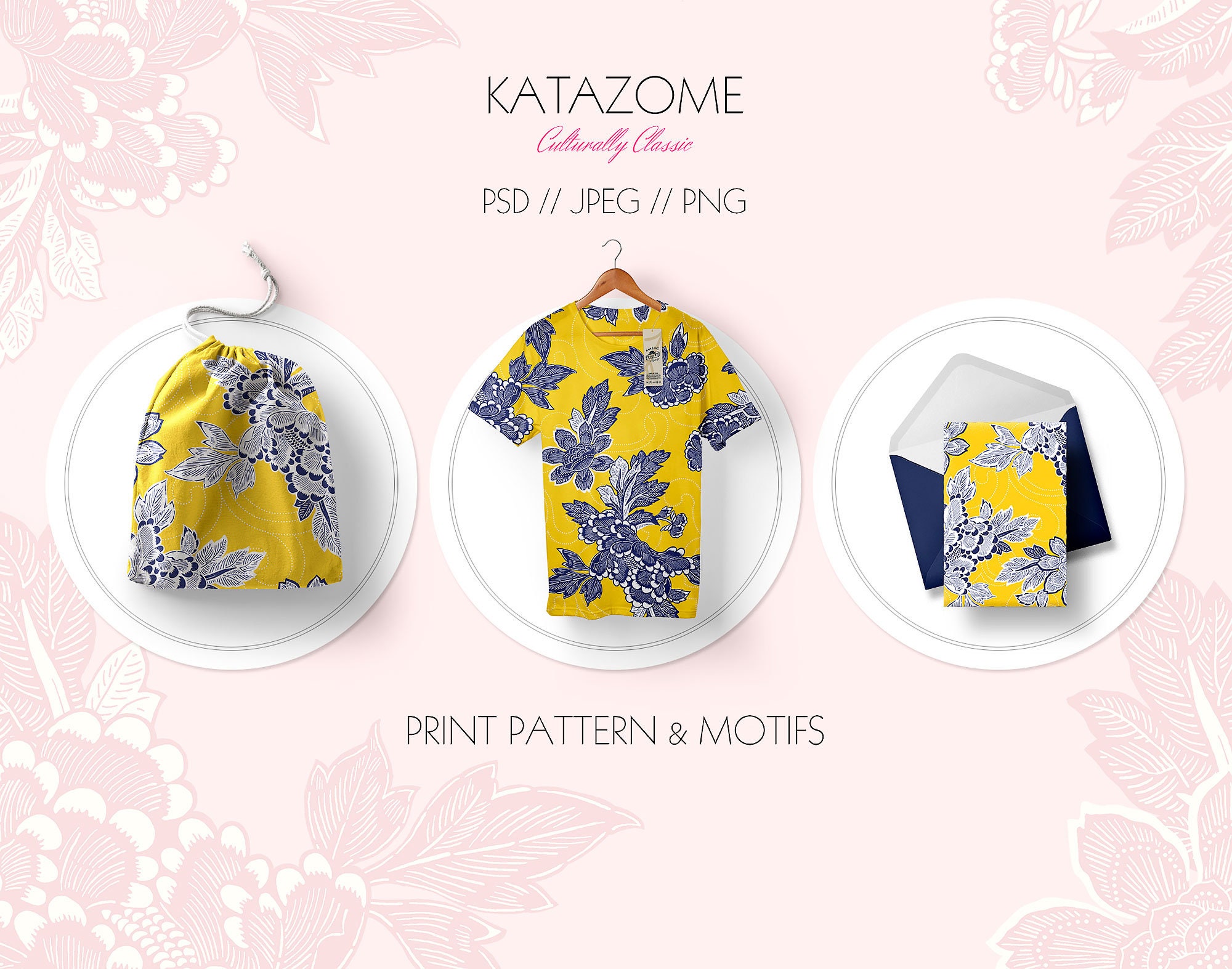 Katazome, Exquisite Japanese Resist Dye Inspired Print Patterns! - Etsy