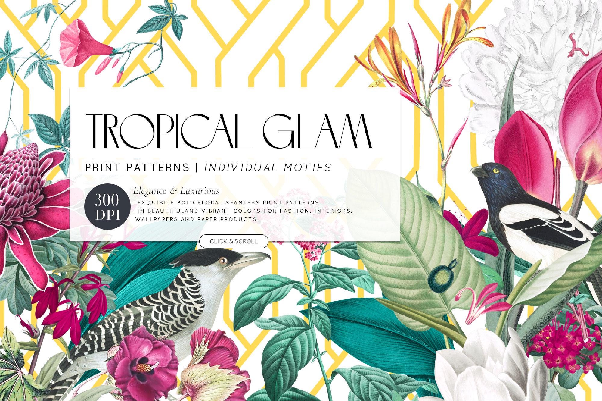Tropical Glam, Luxury Tropical Designs. - Etsy