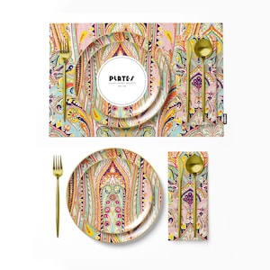 Opulent Paisley, Intricate Paisley Seamless Repeat Surface Pattern ...