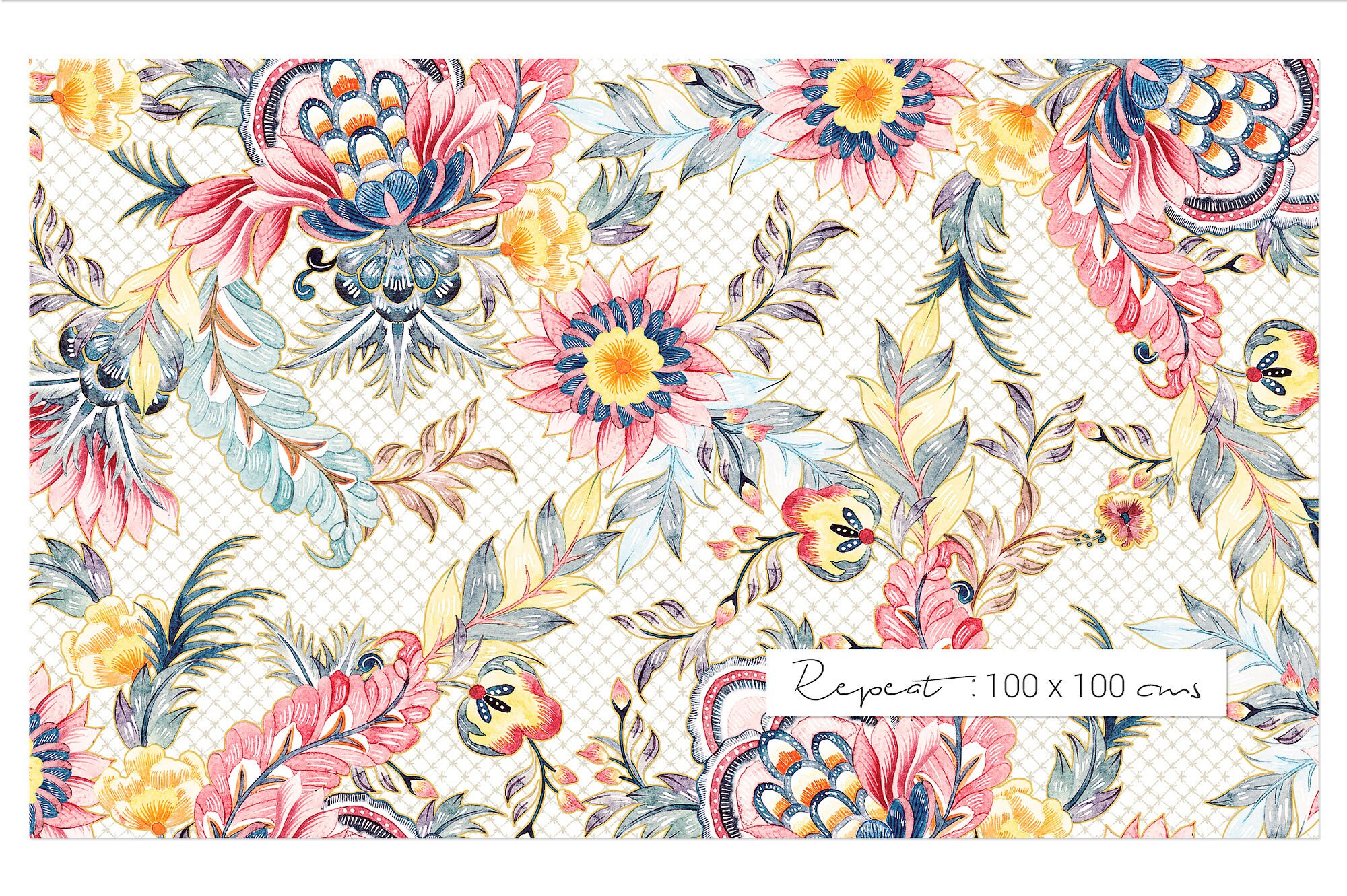 Calico, Hand Painted Indian Prints - Etsy