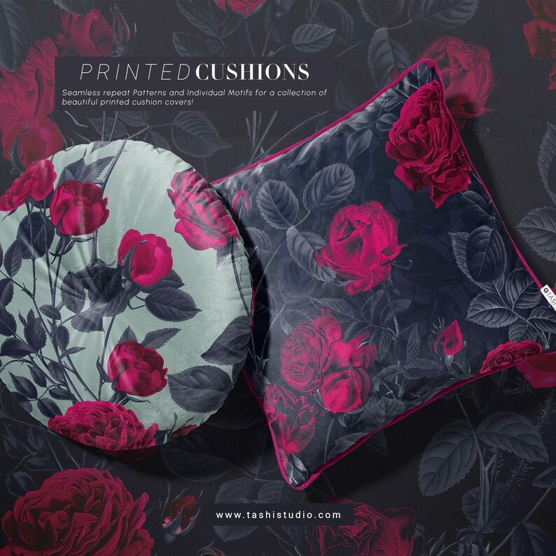 Rosa Centifolia, Exquisite Luxury Rose Seamless Prints & Elements! - Etsy
