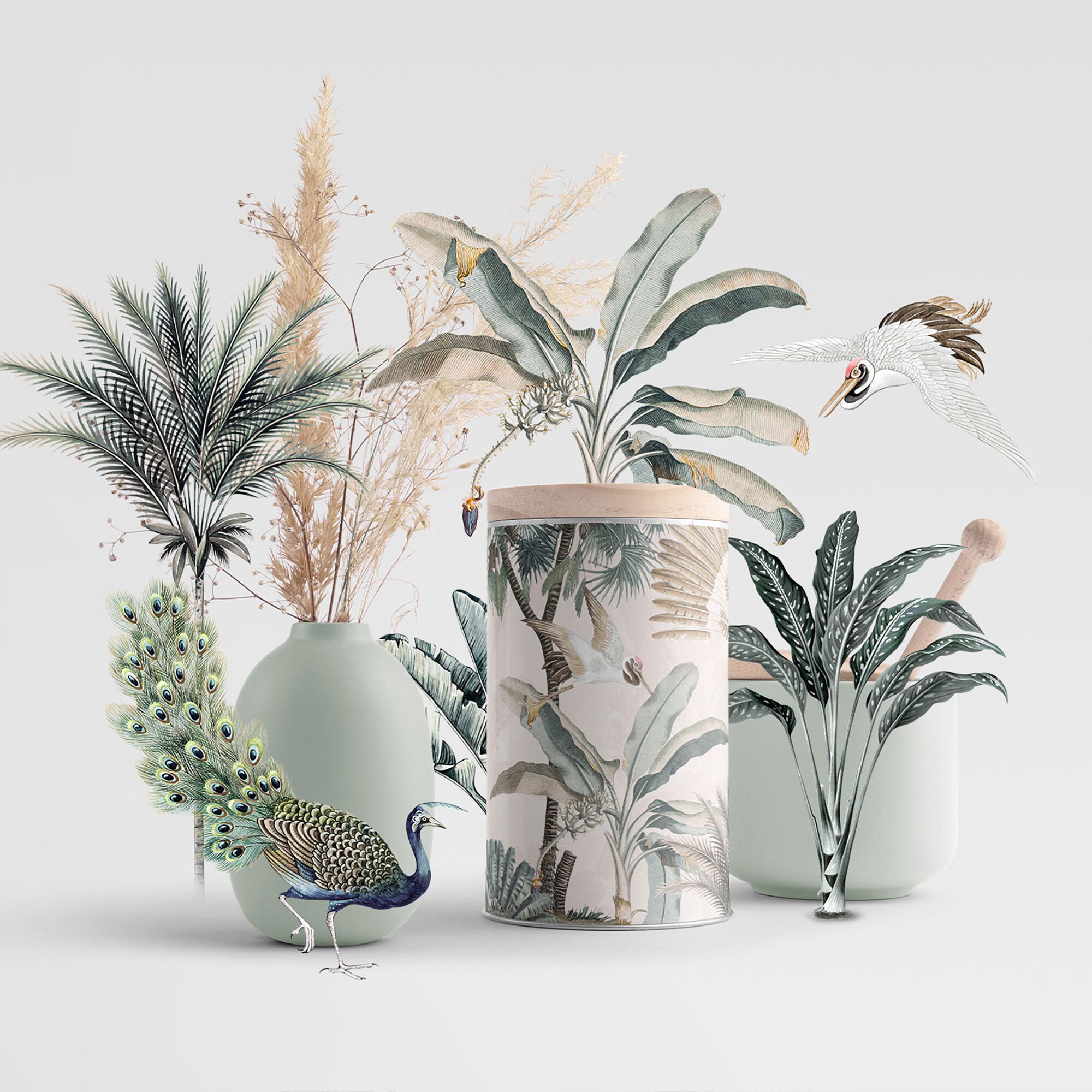 Exotic Tropical Print Pattern Surface Pattern Design - Etsy