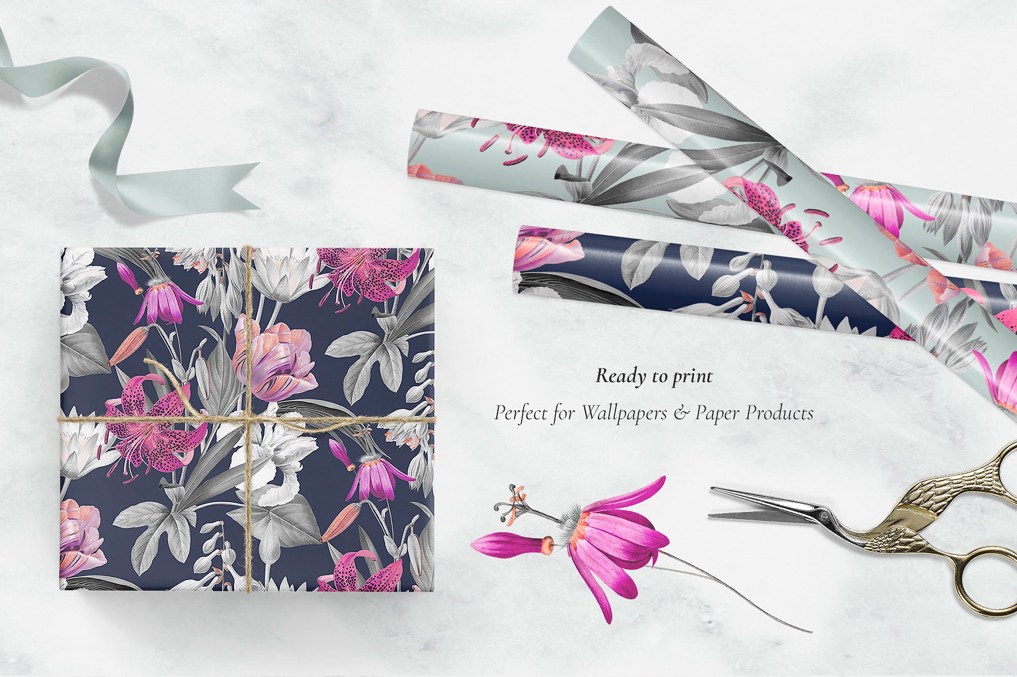 Deluxe, Luxurious Bold Floral Patterns. - Etsy