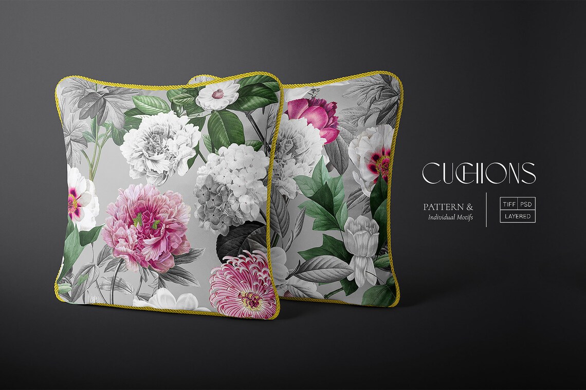 Bold Florals Surface Pattern Design for Spring Summer! - Etsy