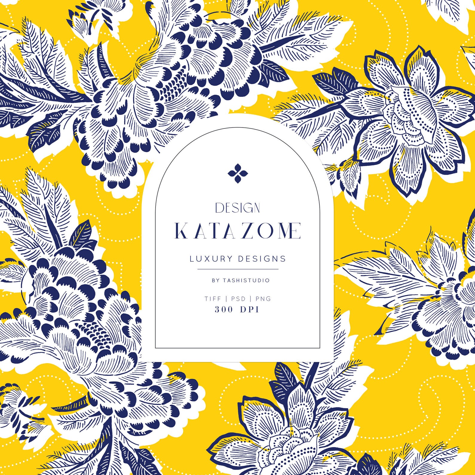 Katazome, Exquisite Japanese Resist Dye Inspired Print Patterns! - Etsy