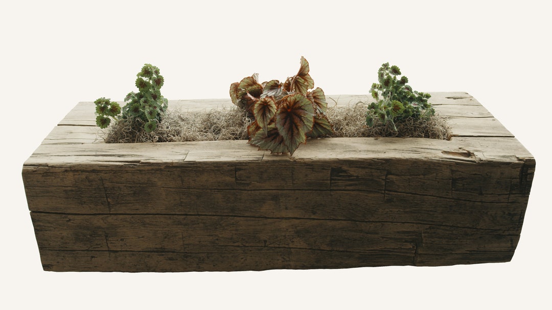 Reclaimed Hand-hewn Indoor Container Garden - Etsy