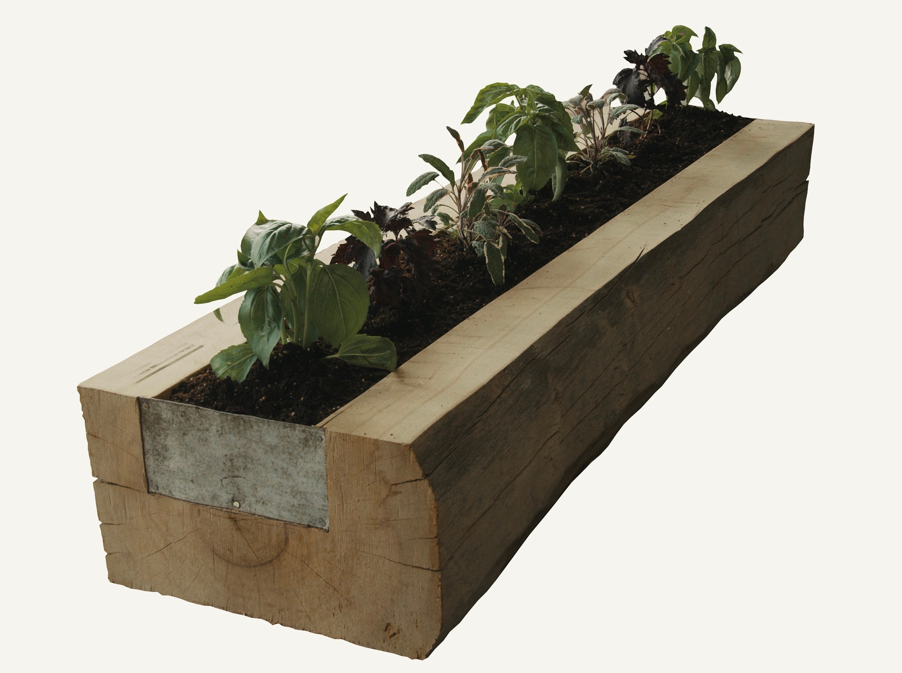 Hand-hewn Reclaimed Timber Container Garden - Etsy