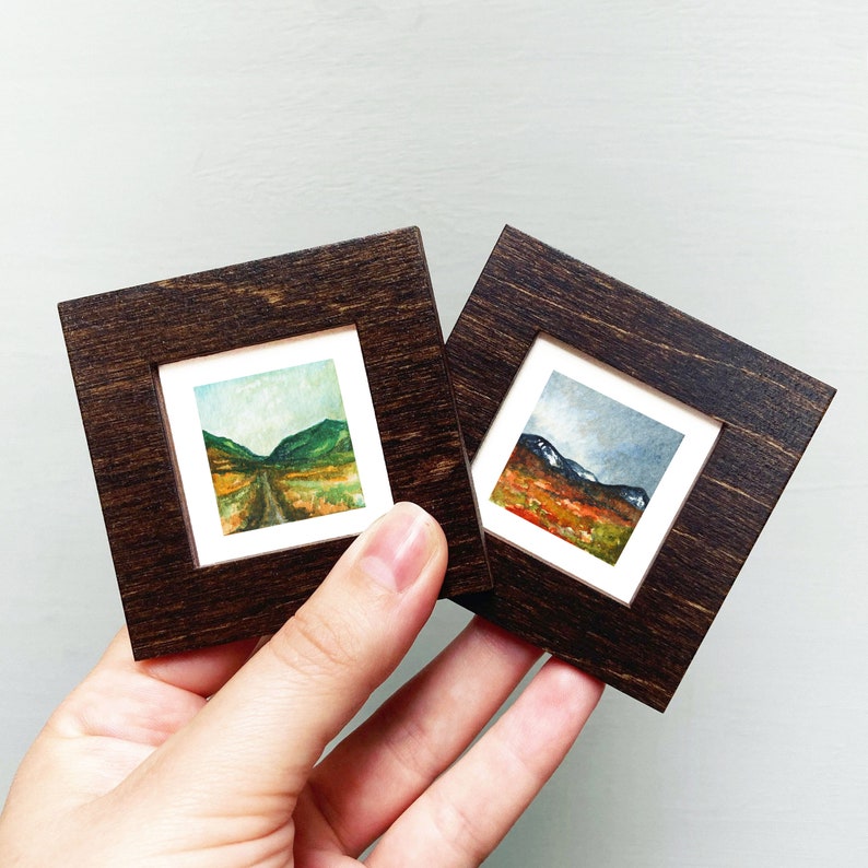 PRINTED Mini 1 Nature Landscape Watercolor PRINTS - Etsy