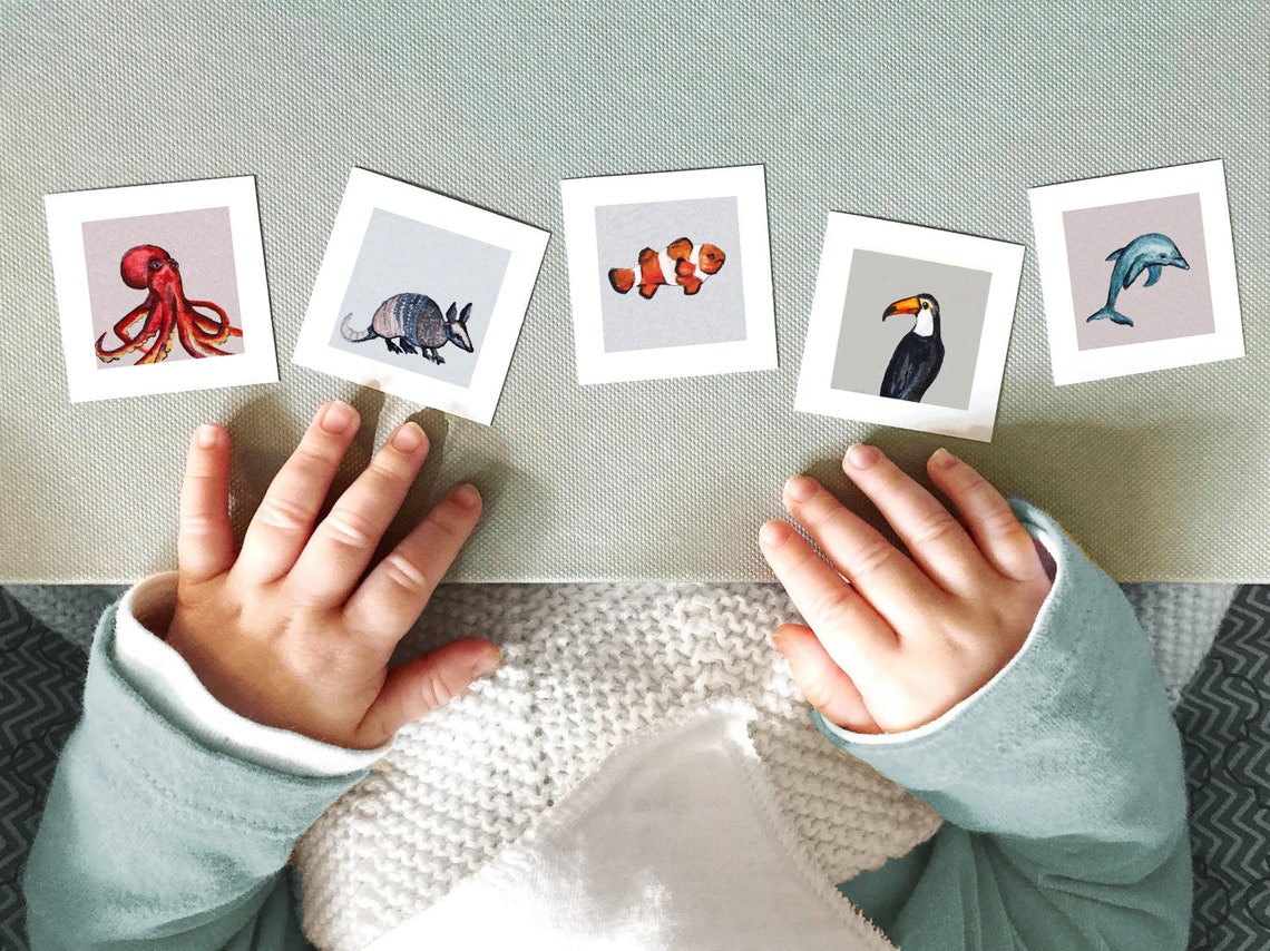 Mini 1 Bunny Rabbit Animal Print Tiny Watercolor | Etsy