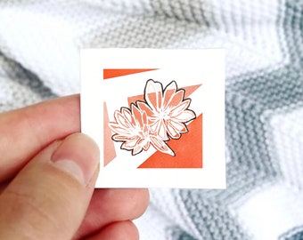 Bitterroot Flower Art - Etsy