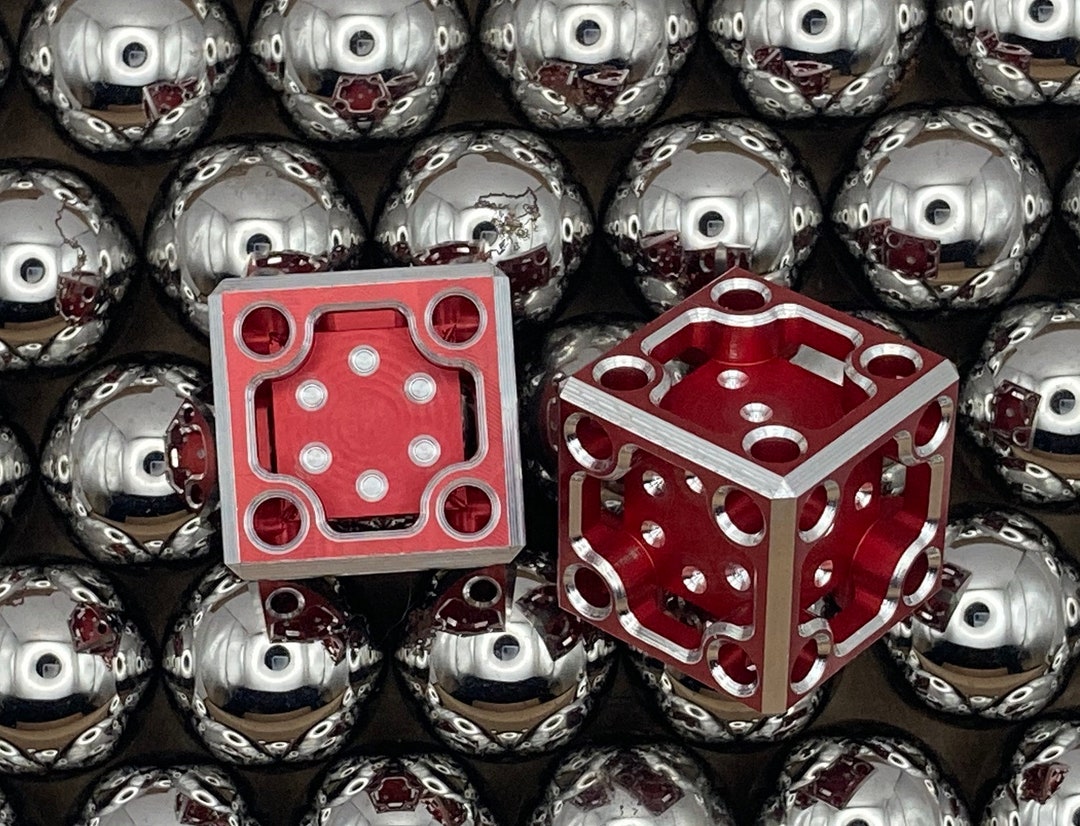 Tactical Dice CNC D6 Brass and Aluminum - Etsy