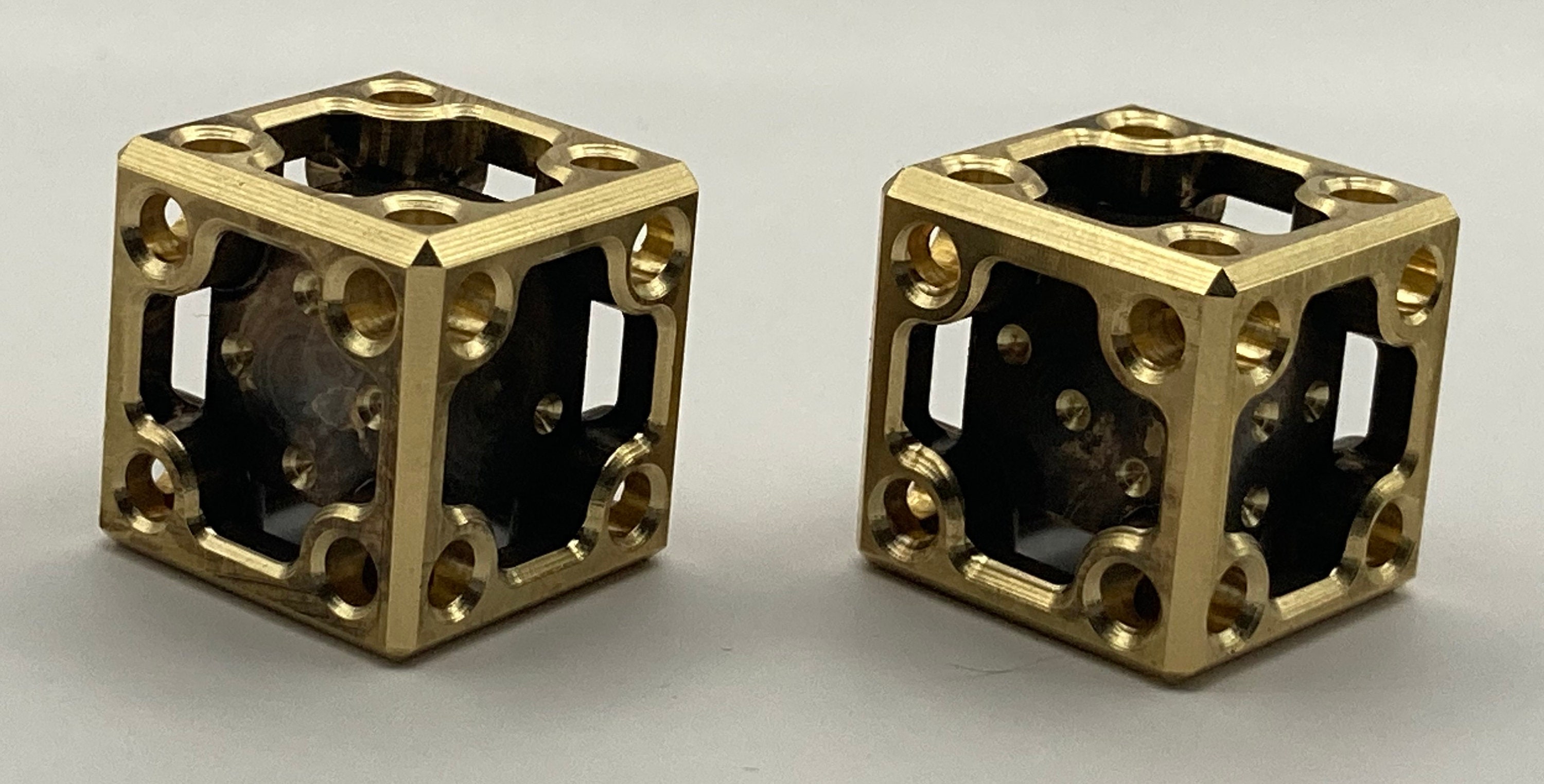 Tactical Dice CNC D6 Brass and Aluminum - Etsy