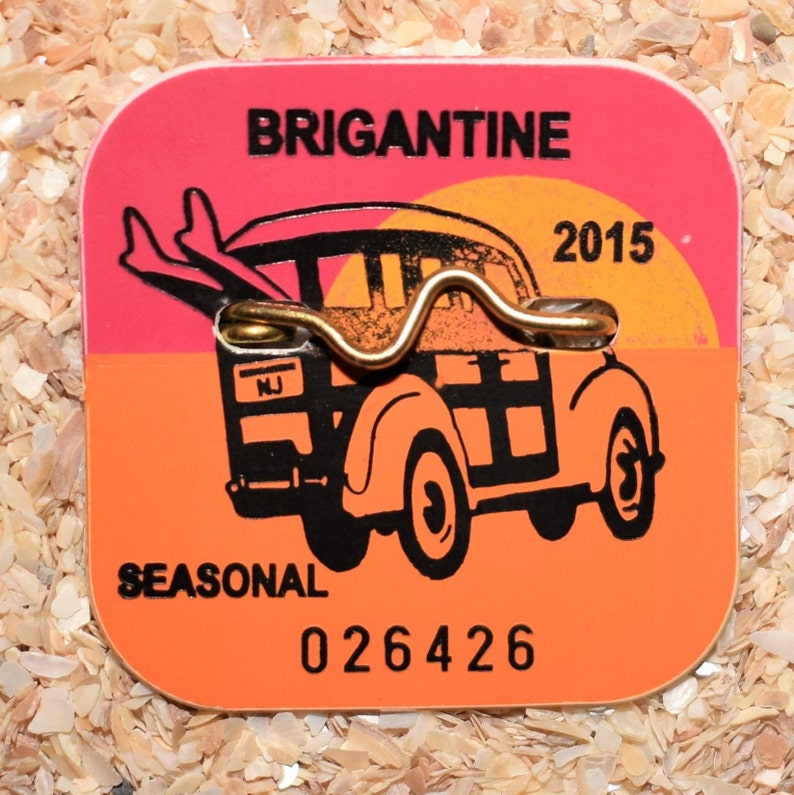 Beach Tag Canvas 16 X 16 or 12 X 12 Brigantine NJ 2023, 2022, 2021 ...