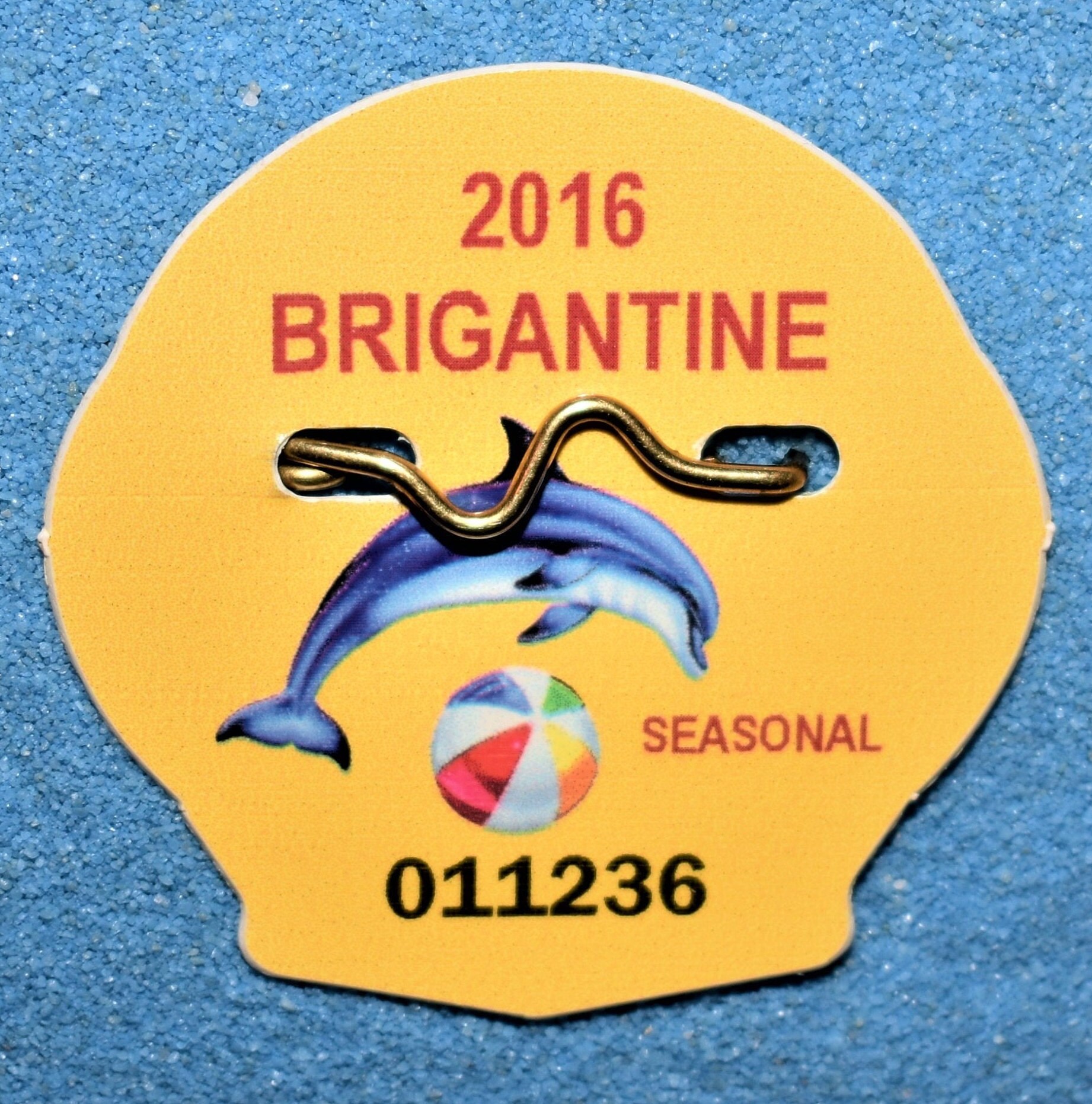 Beach Tag Canvas 16 X 16 or 12 X 12 Brigantine NJ 2023, 2022, 2021 ...