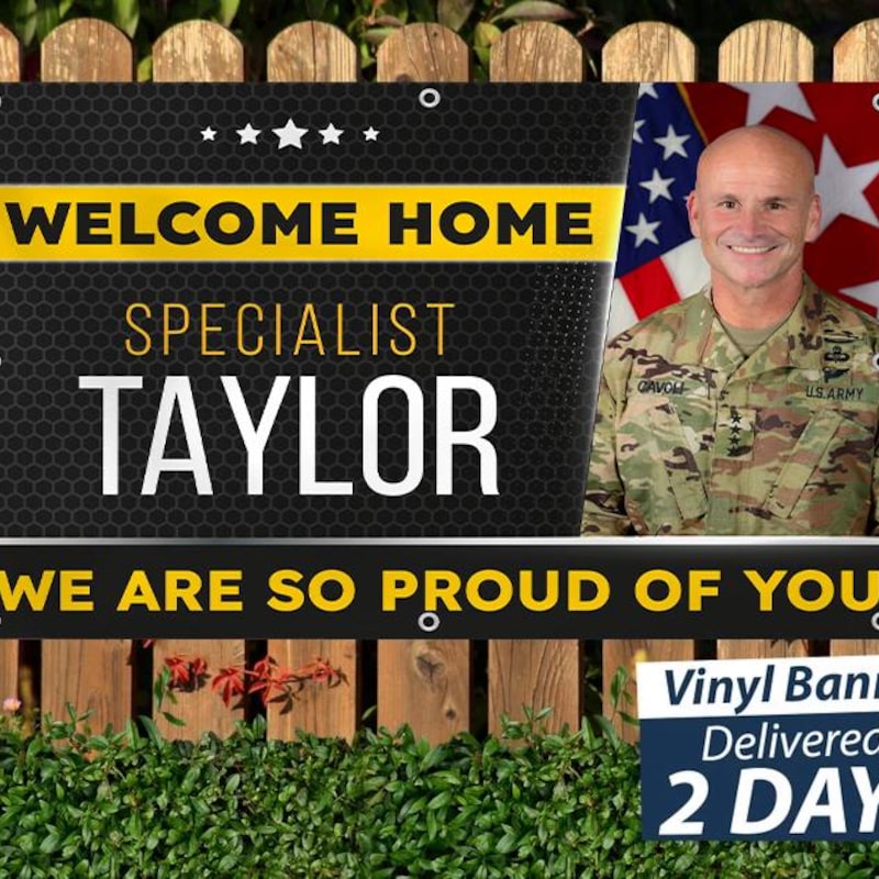 Army Banner - Etsy