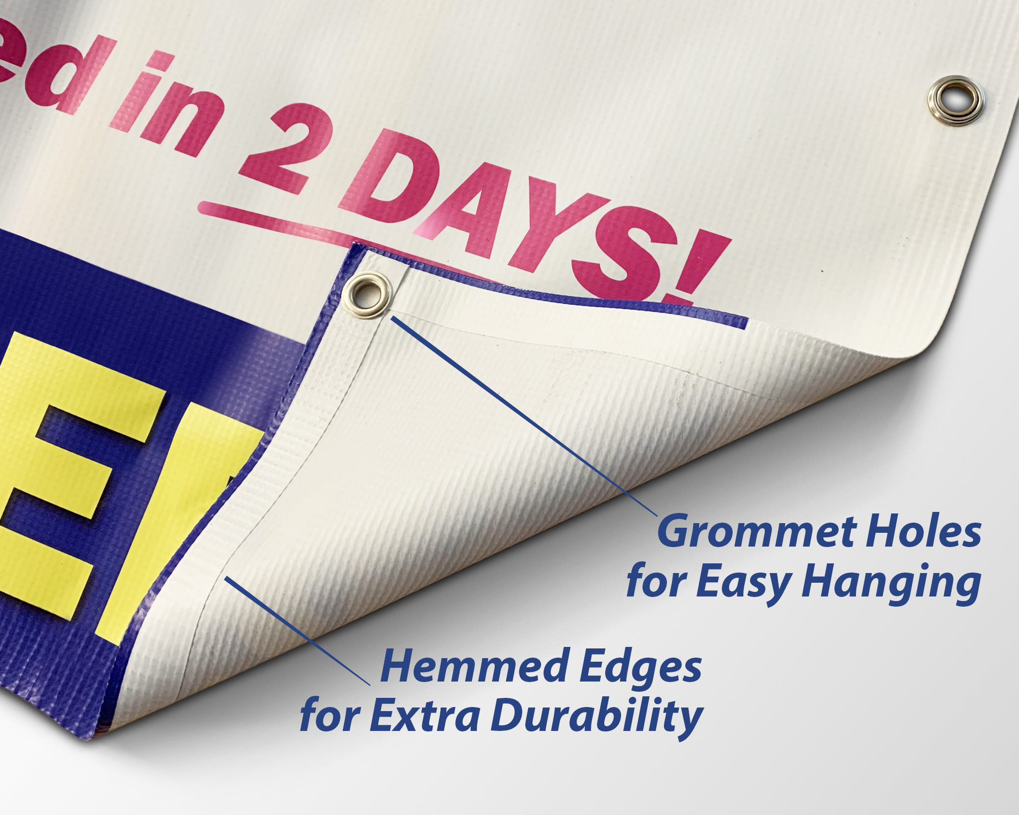 Custom Vinyl Banners // Fast Free Overnight Shipping // Next - Etsy