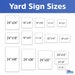 48 Custom Yard Signs FAST - Etsy