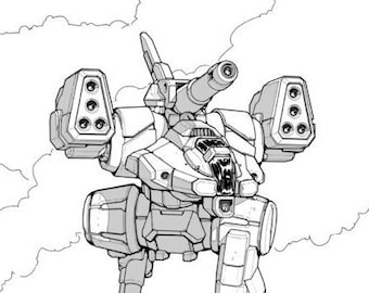 Caesar, Alternate Battletech Mechwarrior Miniature WITH BASE - Etsy