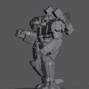 Phoenix Hawk IIC, Alternate Battletech Mechwarrior Miniature WITH BASE ...
