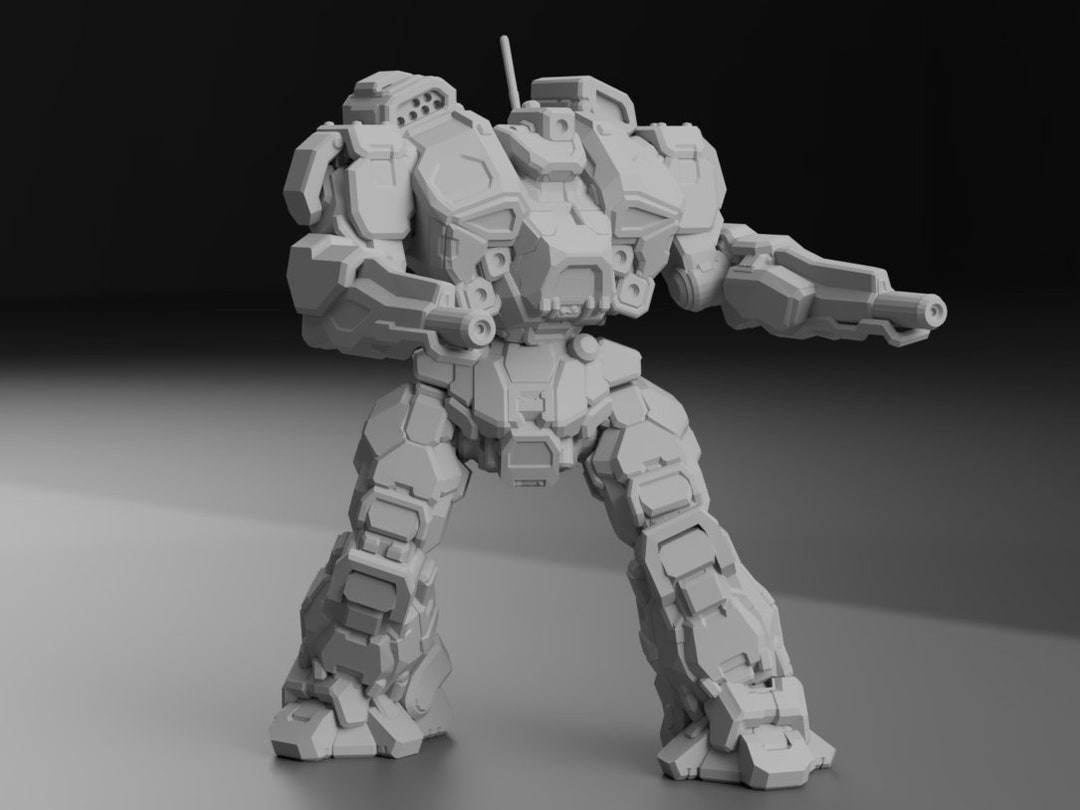 Warhammer IIC, Alternate Battletech Mechwarrior Miniature WITH BASE - Etsy