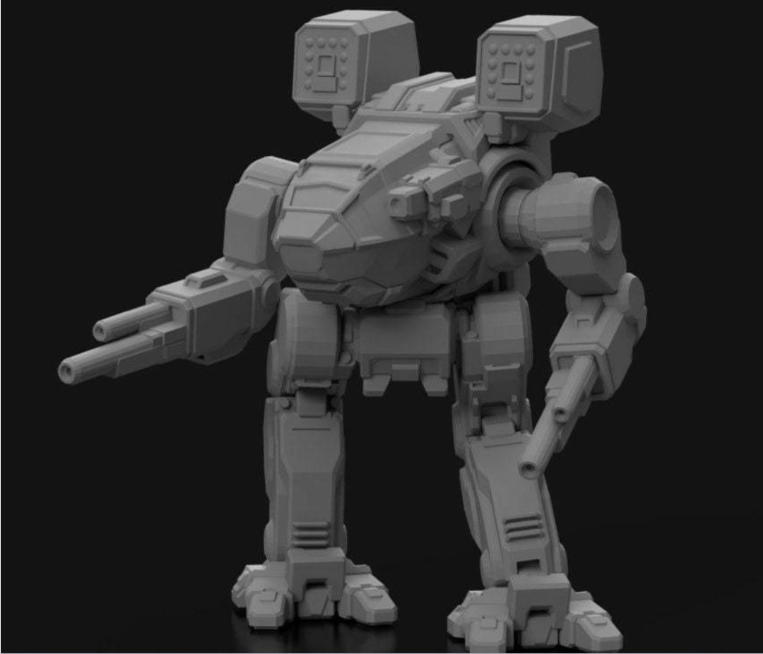Rakshasa MDG-1A, Alternate Battletech Mechwarrior Miniature WITH BASE ...