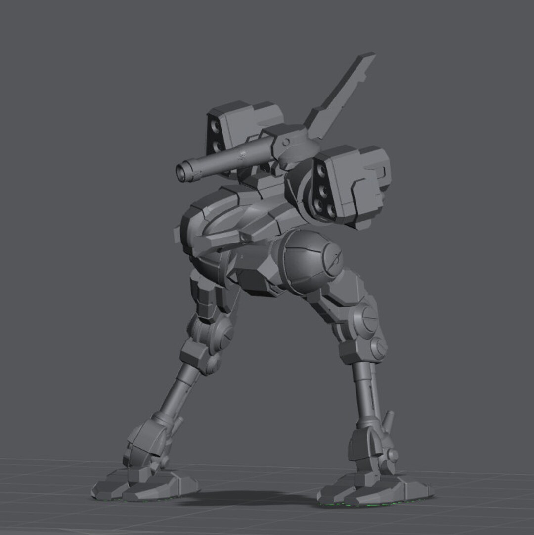 Locust IIC, Alternate Battletech Mechwarrior Miniature WITH BASE - Etsy