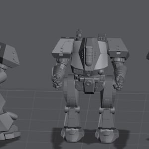 Marshal MHL-X1, Alternate Battletech Mechwarrior Miniature WITH BASE - Etsy