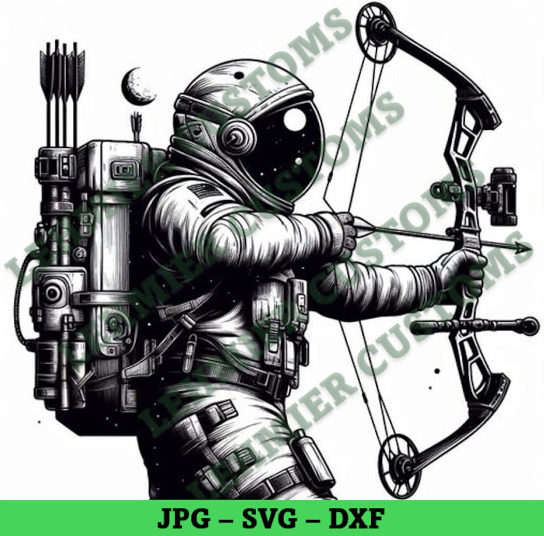 Astronaut Archery, Bow Hunting, Astronaut Archer Clipart, Nasa, Space ...