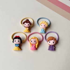 Elsa Hair Ties, Princess Hair Ties, Stocking Stuffers, Toddler Hair ...