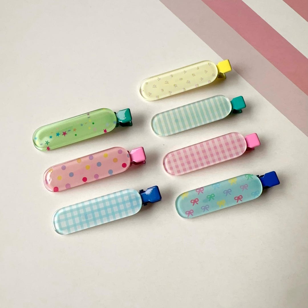 Acrylic Hair Clips, Clips, Resin Hair Clip, Girl Hair Clips, Girl Snap ...