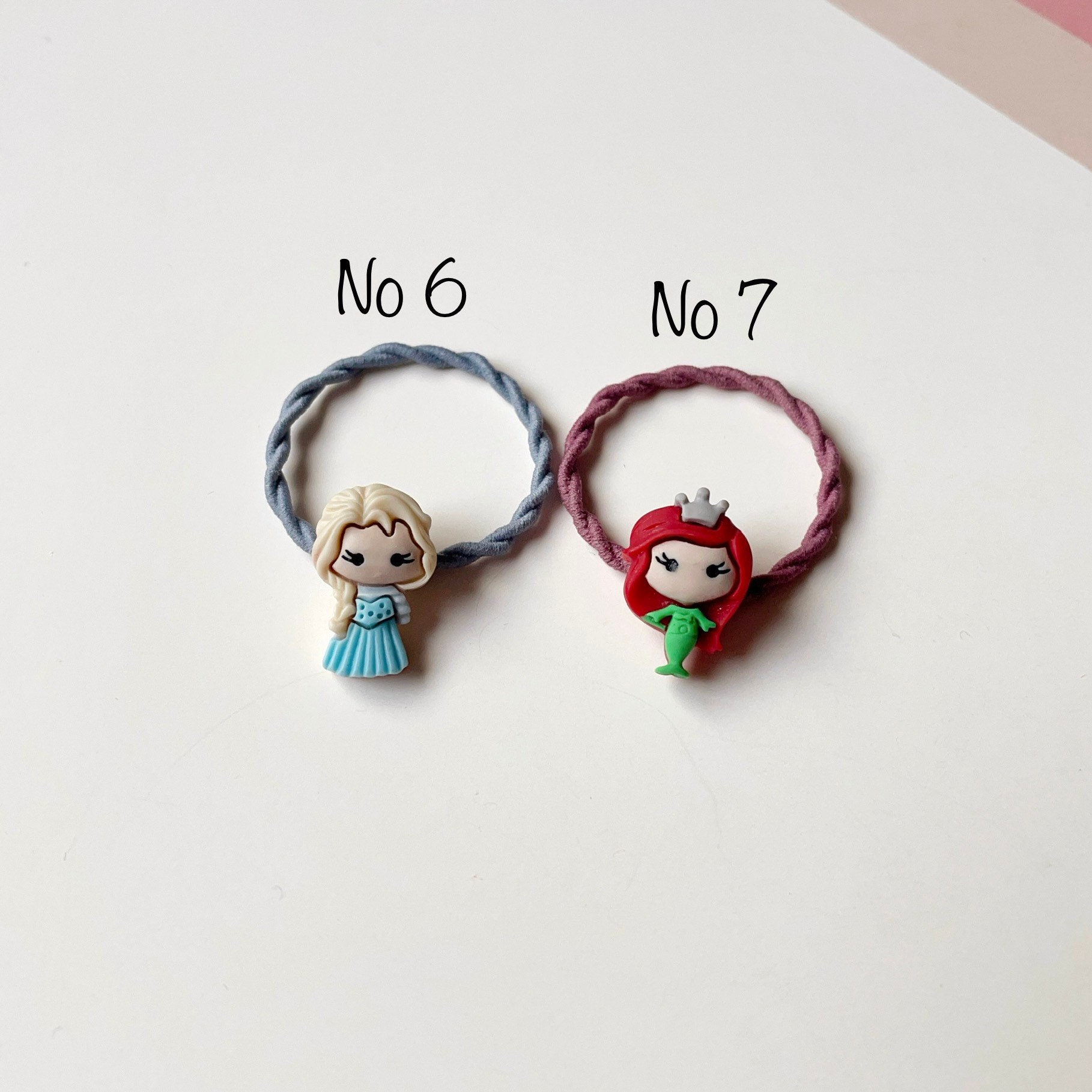 Elsa Hair Ties Princess Hair Ties Stocking Stuffers Toddler - Etsy