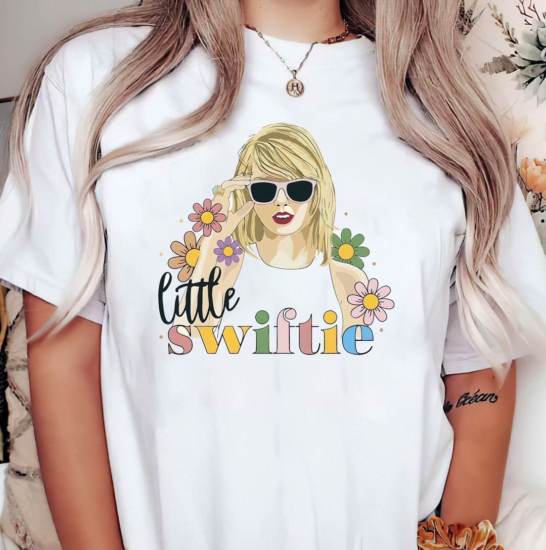 Retro Floral Little Swiftie Shirt, Taylor Girls Little Swiftie First ...