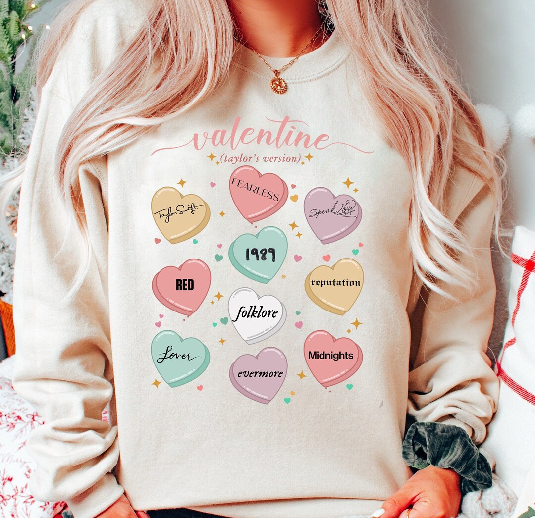 Valentines Day Swift Shirt Candy Hearts Shirt Lover In My Era Ts