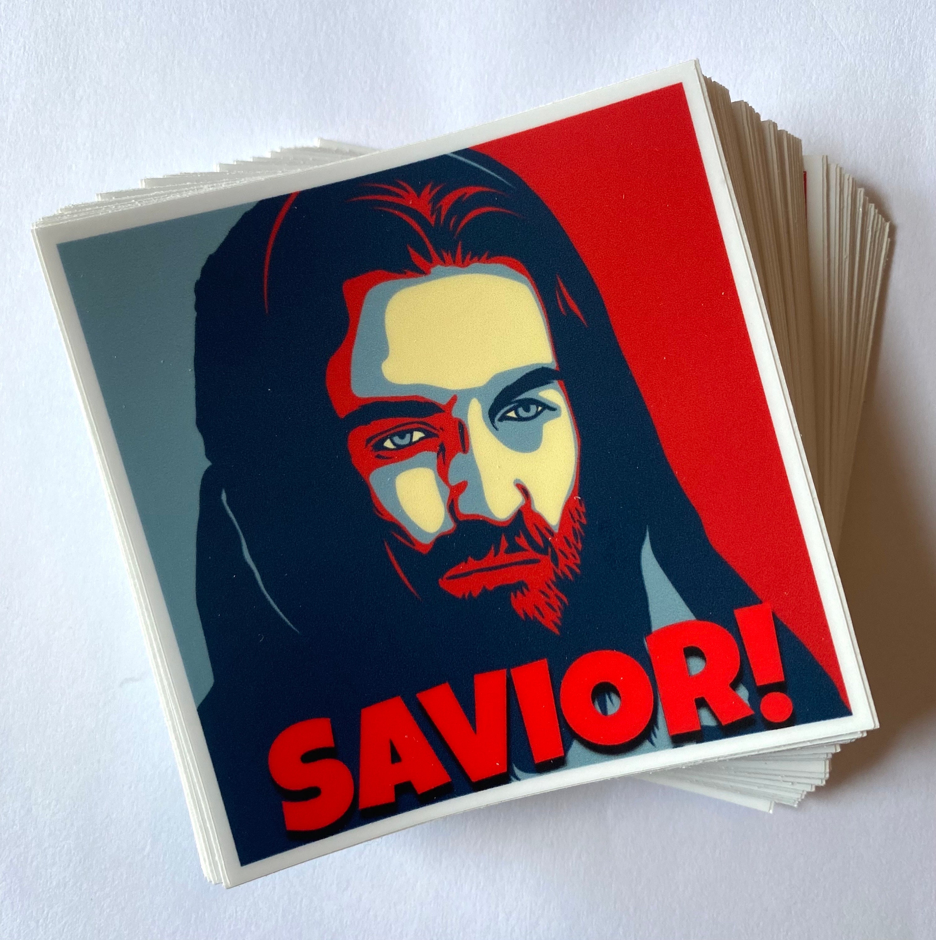 Jesus Christ Sticker - Weatherproof Vinyl Decal “savior” - 3in X 3in ...