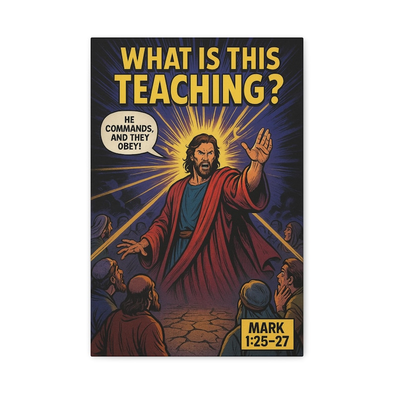 Vintage Jesus Christ Comic Book Cover Print: Christian Wall Art - Etsy