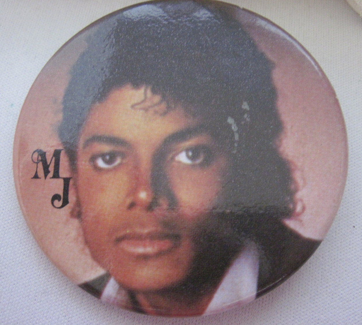 Vintage Michael Jackson Pop Icon Button Pin, 1980's Thriller Album, 80 ...