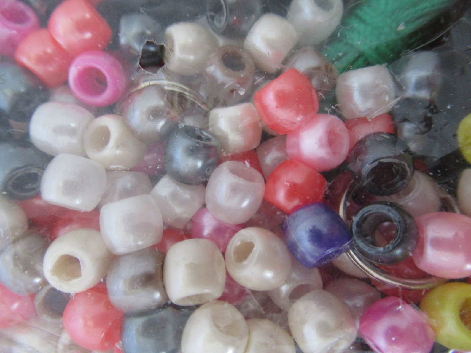 Lot 4, Assorted Pony Bead Lot, Big Hole Beads, Children's Beads, Bead ...