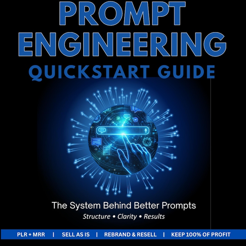 Prompt Engineering Quickstart Guide | AI Prompts System (PDF Download) - Etsy UK