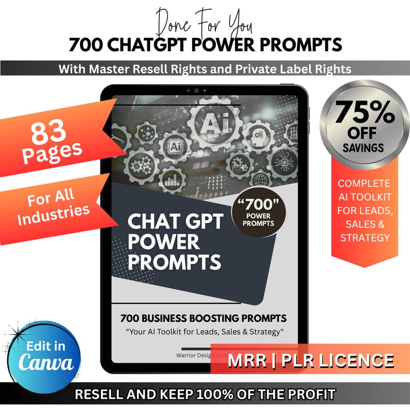 Chatgpt Prompts - Etsy