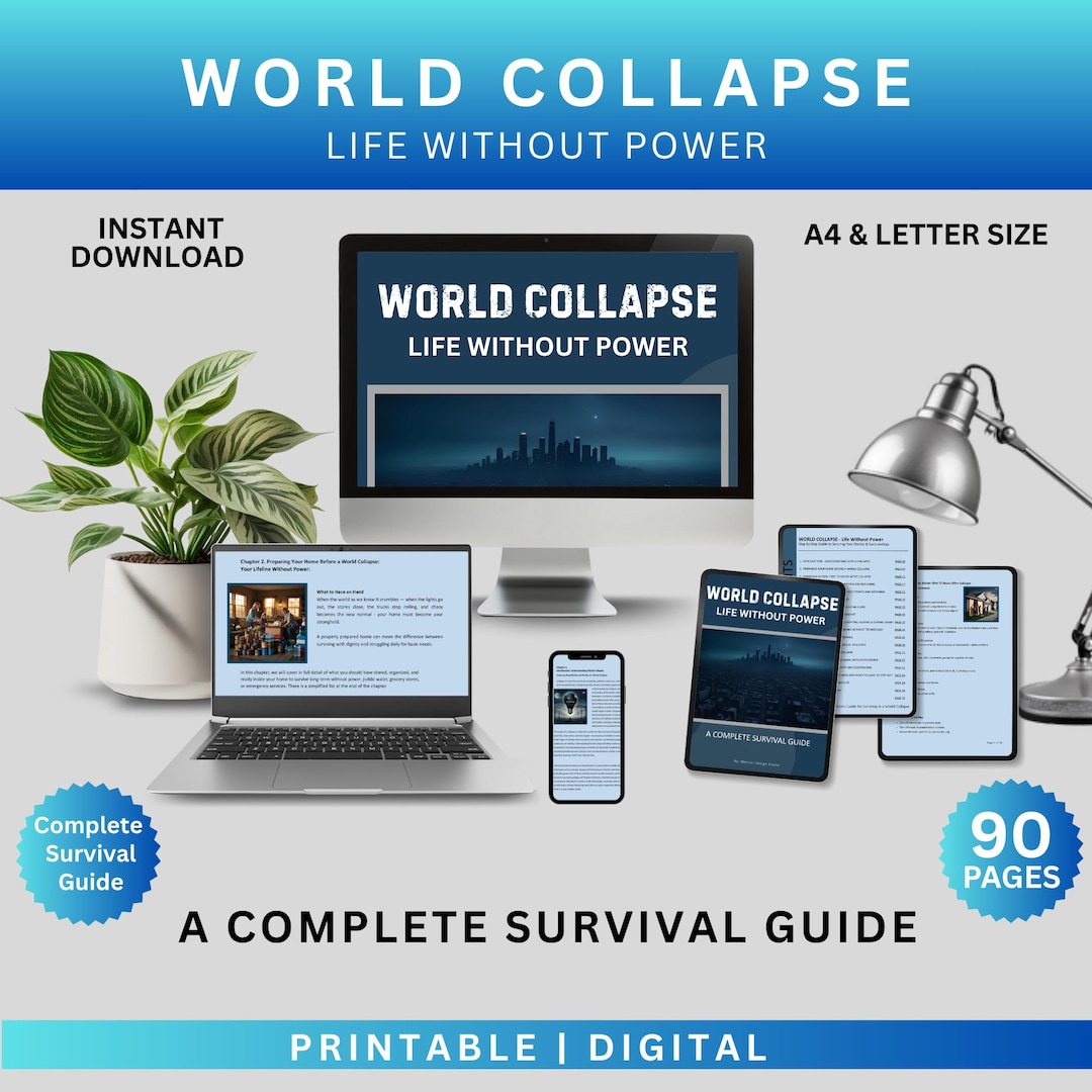 World Collapse - Life Without Power Complete Survival Guide - Etsy