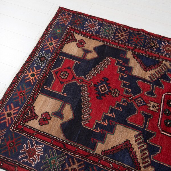 Red Persian Rug - Etsy