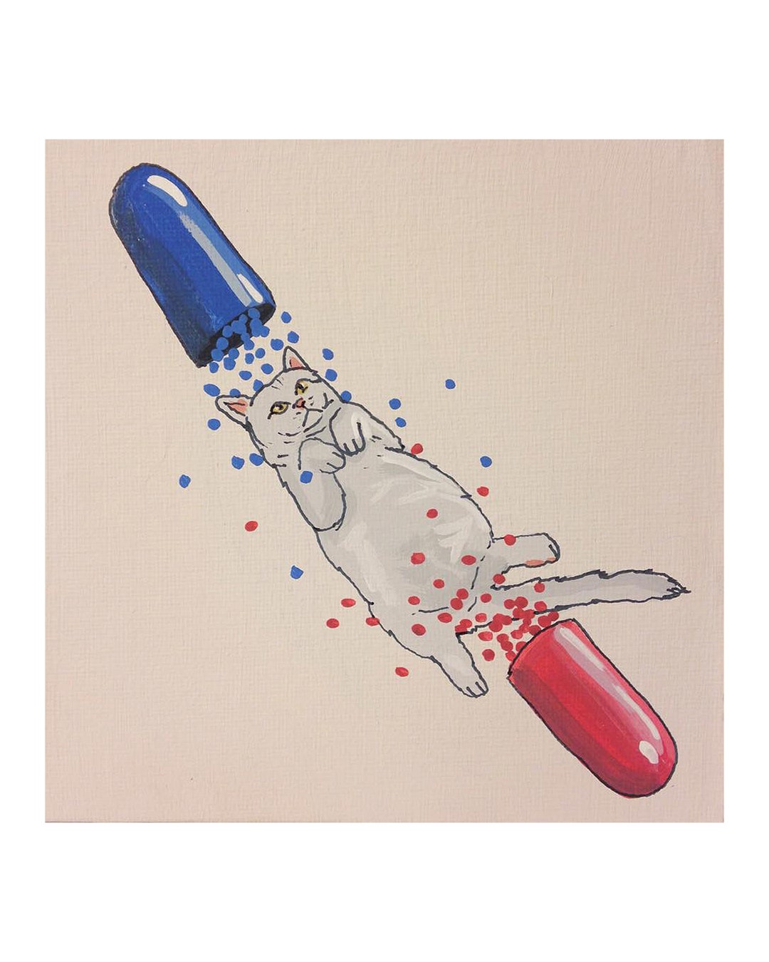Pill Popper - 9x12 PRINT - Etsy