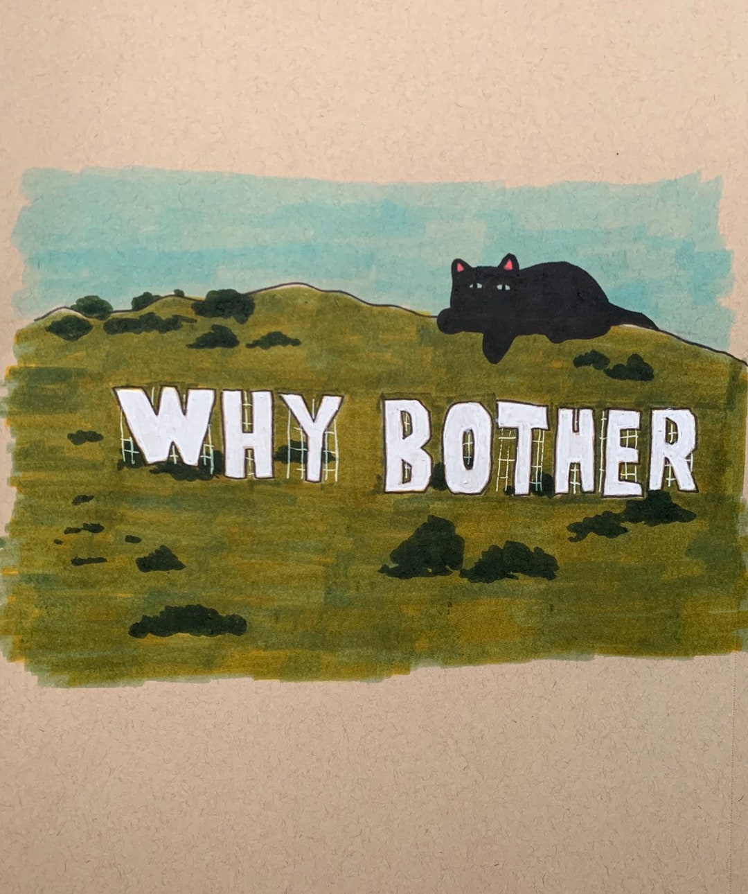 Why Bother? - PRINT - Etsy