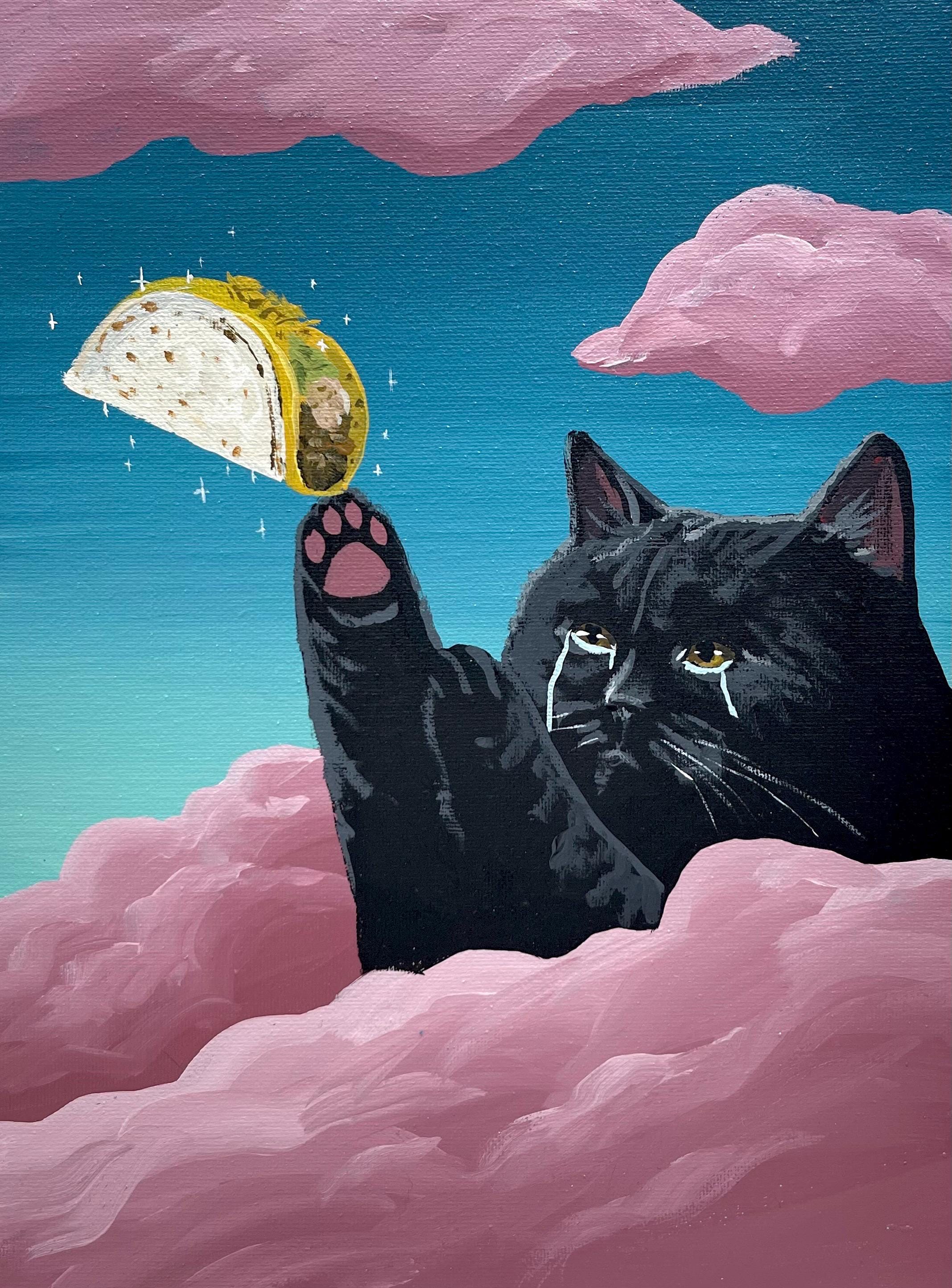 Heavenly Bodies or the Celestial Pleasures of the Cheesy Gordita Crunch - PRINT - Etsy