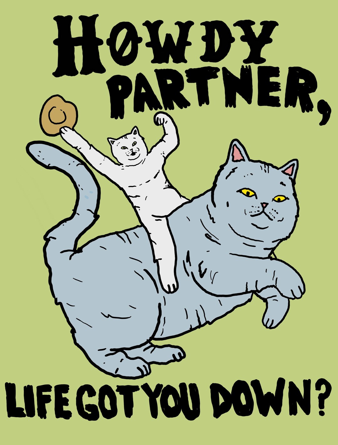 Howdy Partner - PRINT - Etsy