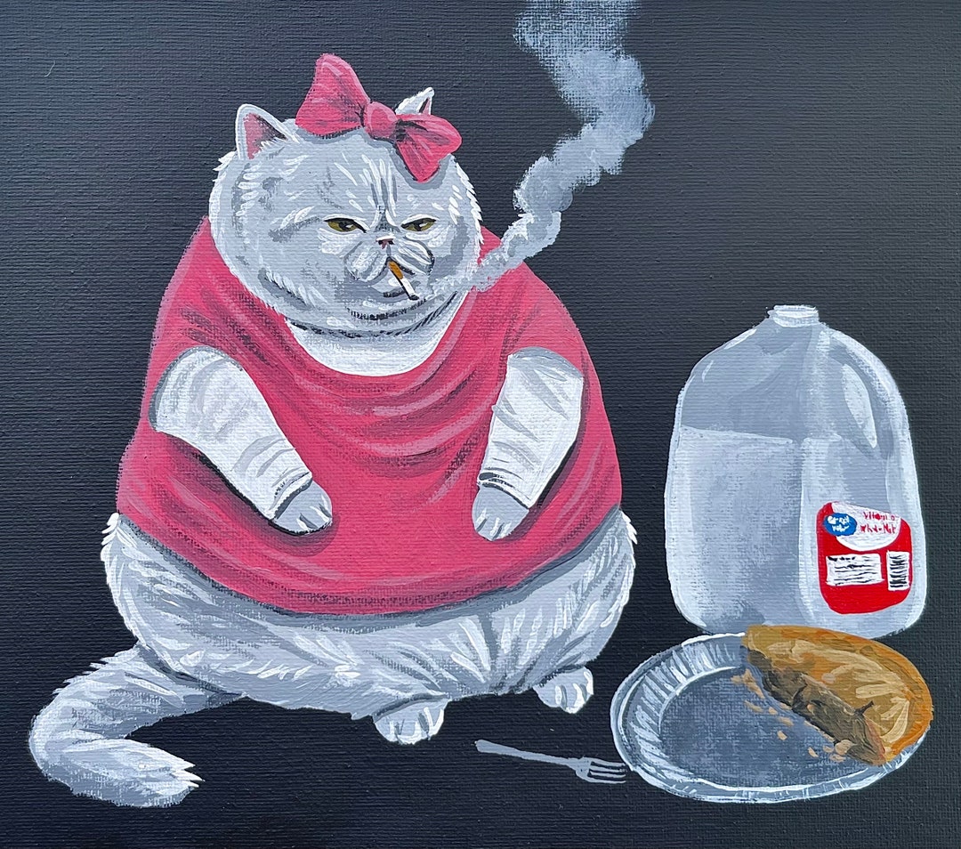 Goodbye Kitty- PRINT - Etsy