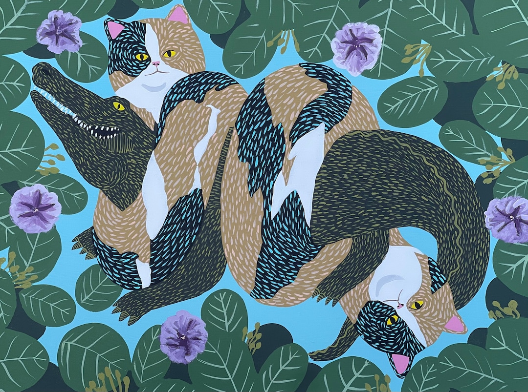 Florida Cats (#2) - PRINT - Etsy