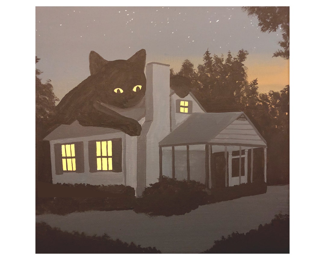 But Always a Darkness - 9x12 PRINT - Etsy