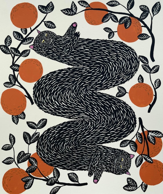 Florida Cats PRINT | Etsy